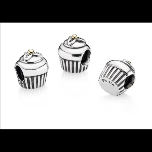 Jewelry | Pandora Cupcake Charm | Poshmark